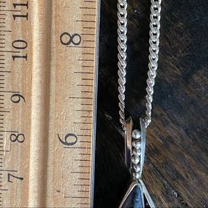 Jewelry | Sodalite Pendant And Chain | Poshmark